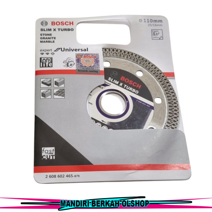 BOSCH TURBO Pisau Potong Granit Potong Keramik Potong Marmer Batu Alam ...