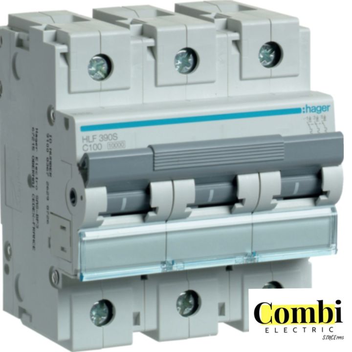 Hager 100A 3P Type C 10KA MCB | Lazada