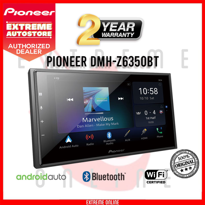 PIONEER DMH-Z6350BT 6.8″ Capacitive Touch-screen “Short Chassis” Wireless Multimedia player with ...