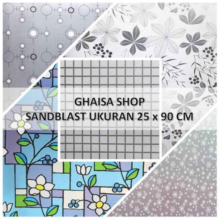 Sticker Sunblast | Glass Sticker | Kaca Film Lebar Ukuran 25 x 90cm ...