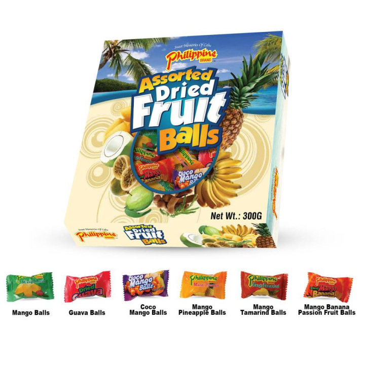 Philippine Brand Assorted Dried Fruit Balls 300g | Lazada PH