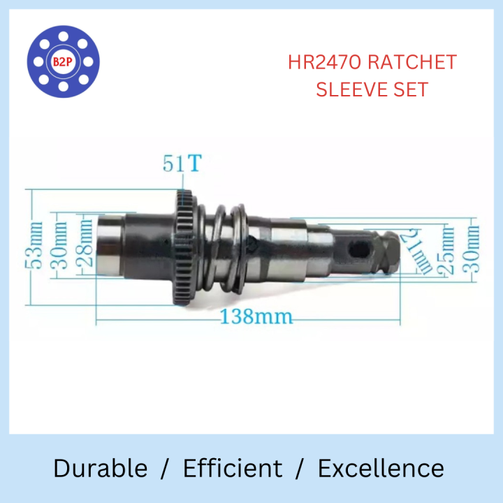 OEM MAKITA HR2470 RATCHET SLEEVE SET | Lazada