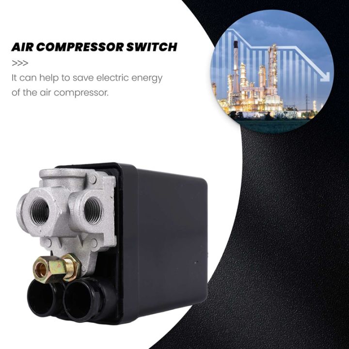 Heavy Duty Air Compressor Pressure Switch Control Valve 90 PSI -120 PSI ...