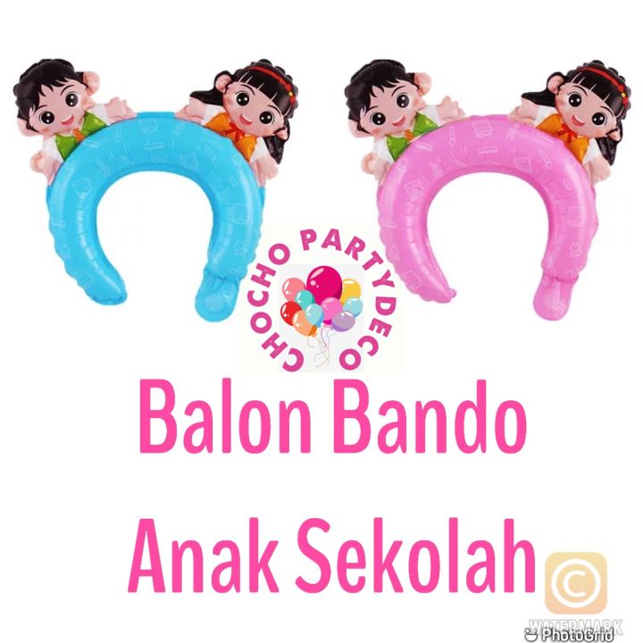 Balon Anak Sekolah / Balon Bando Anak Sekolah / Murid Sekolah | Lazada ...