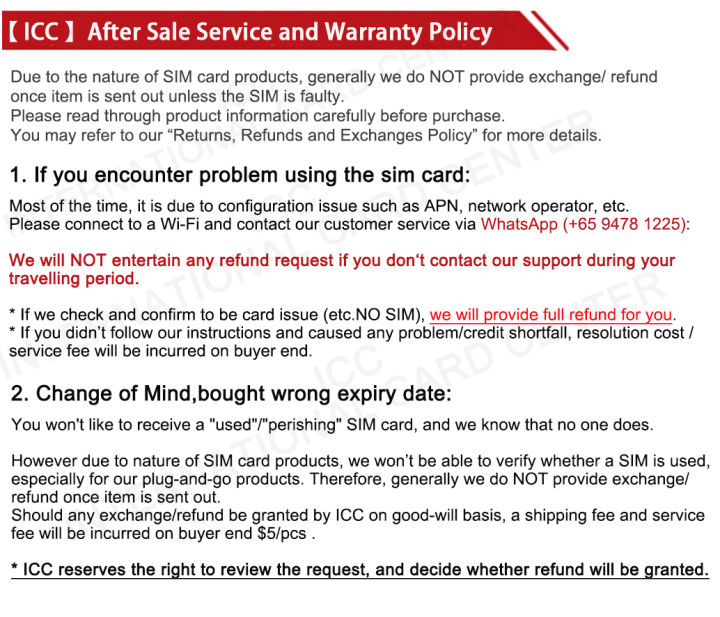 ICC China Mainland & HK/China,HK&Macau 3 -30 Days Unlimited Date SIM ...