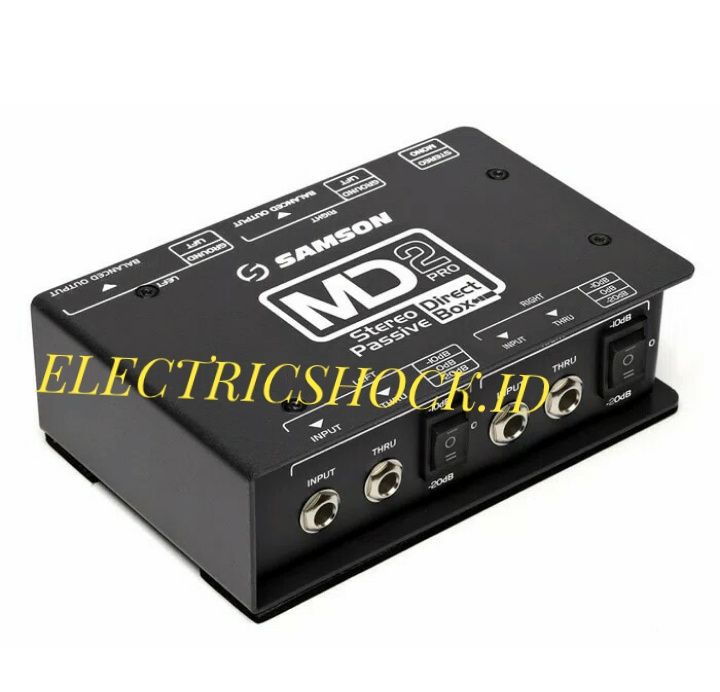 SAMSON MD2 Pro 2 channel Passive Instrument Direct Box gp | Lazada ...