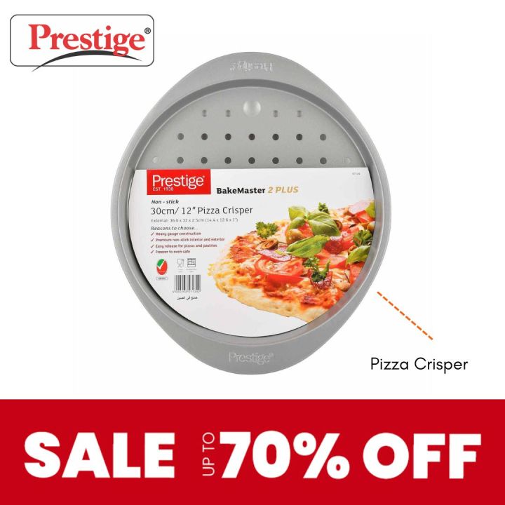 Prestige Non Stick Pizza Crisper, Pizza Tray Pizza Pan Baking Tray ...