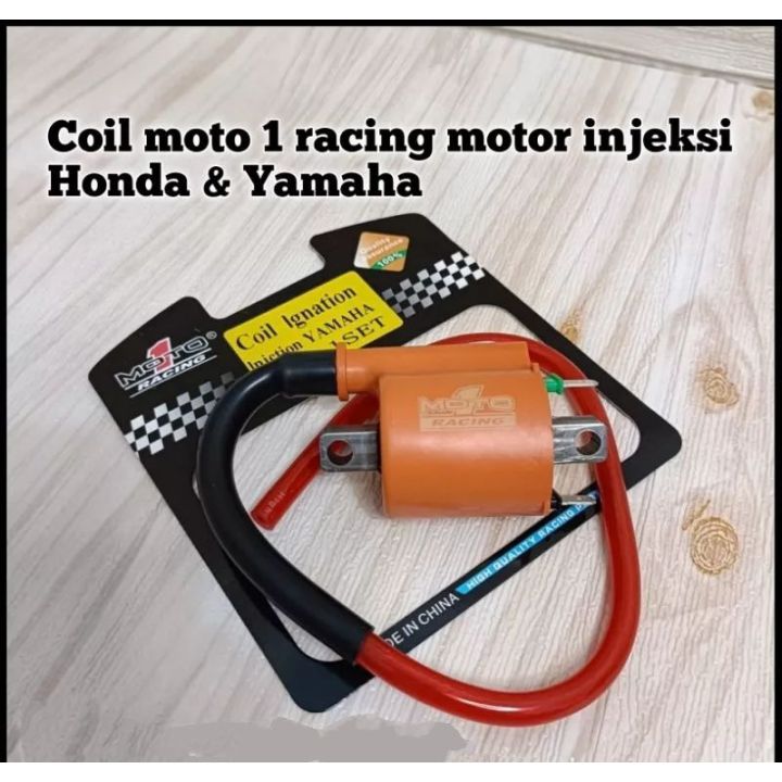 KOIL COIL MOTO 1 UNTUK SEMUA MOTOR YAMAHA INJEKSI DAN HONDA INJEKSI ...