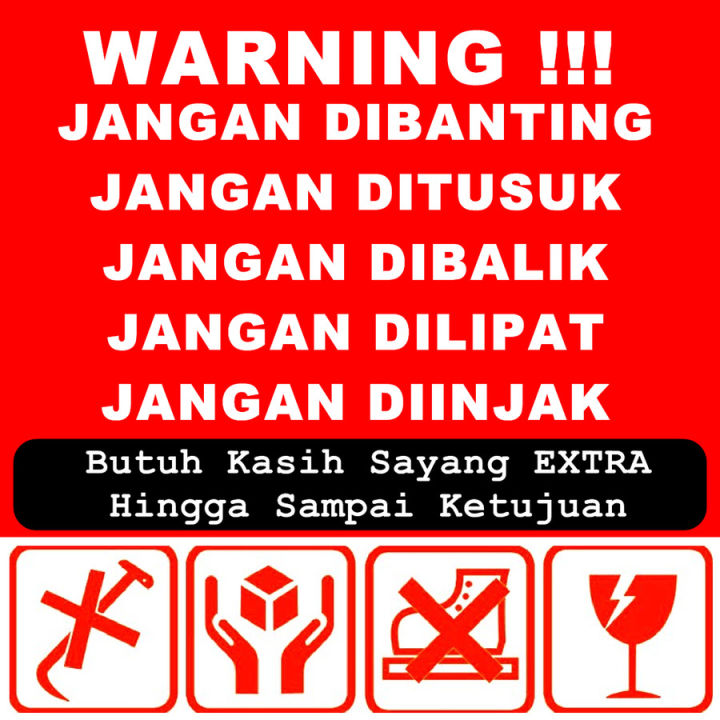 Stiker Fragile - Stiker Jangan Dibanting - Stiker Mudah Pecah - Stiker ...