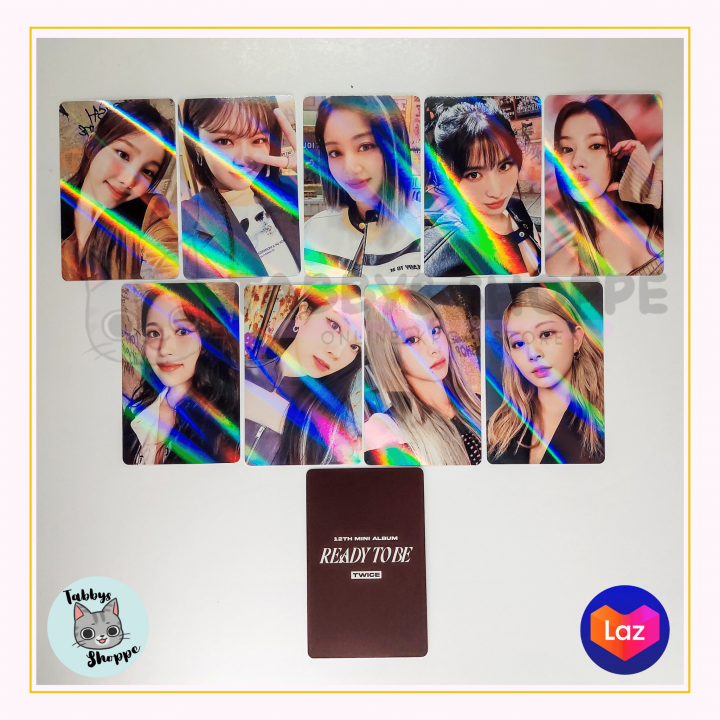 ONHAND TWICE READY TO BE OFFICIAL Withmuu POB Holographic Photocard | Lazada PH