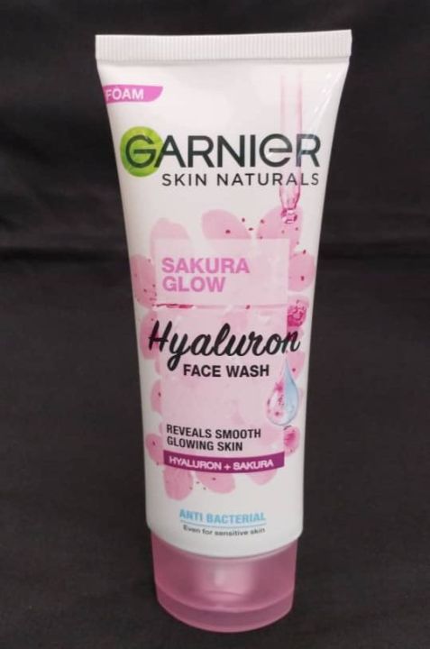 GARNIER Sakura Glow Hyaluron Face Wash (Hyaluron + sakura) 100ml | Lazada GARNIER Sakura Glow Hyaluron Face Wash (Hyaluron + sakura) 100ml | Lazada