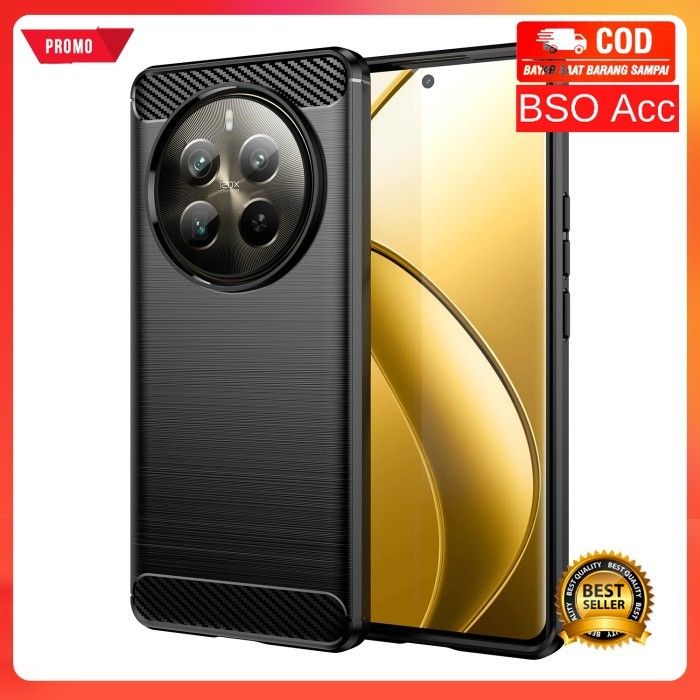Casing Realme 12 Pro Plus 5g Realme 12 Plus 5g Brushed Carbon Black ...