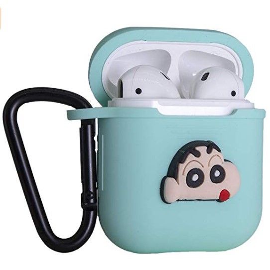 Airpods Case 2 1 Lucu Cute Unik Cartoon Crayon Shinchan Pouch Premium ...