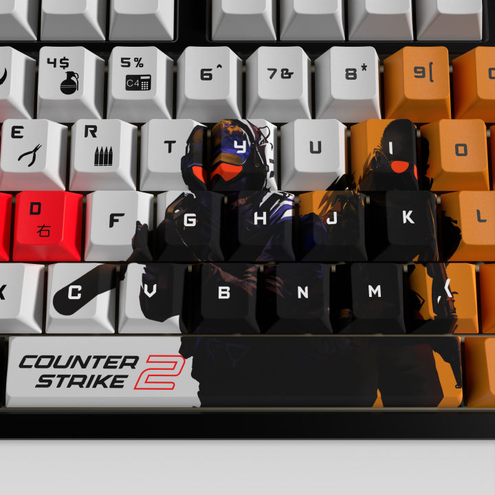 Counter-Strike 2 Keycaps Cs2 Keycaps Cherry Profile Pbt Dye Sub Keycaps ...