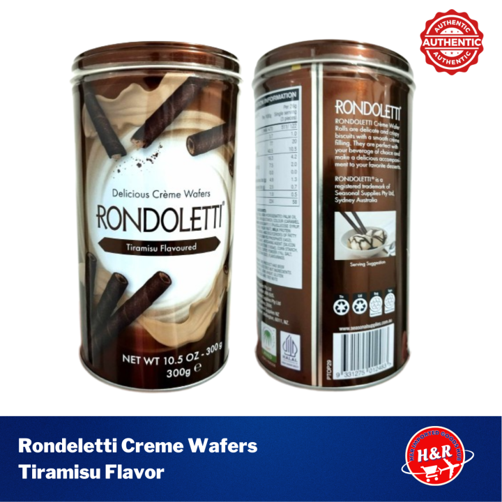 Rondoletti Tiramisu/ Summer Berry Tart Flavoured Cafe Style Cream Wafer ...