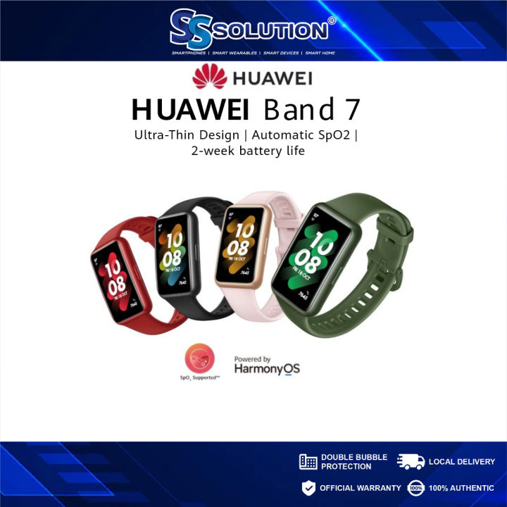 HUAWEI Band 7 Smartwatch Health and Fitness Tracker/Stress Monitoring ...