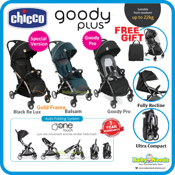 Chicco Goody Plus/Pro Auto Fold Compact Stroller | Lazada