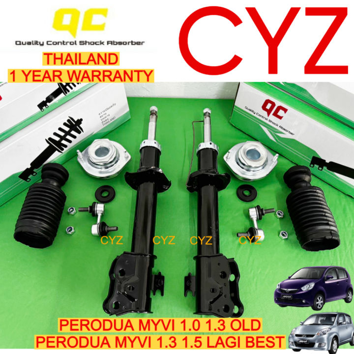 (QC Thailand Combo SET) Absorber PERODUA MYVI 1.0 1.3 Old, Myvi 1.3 1.5 ...