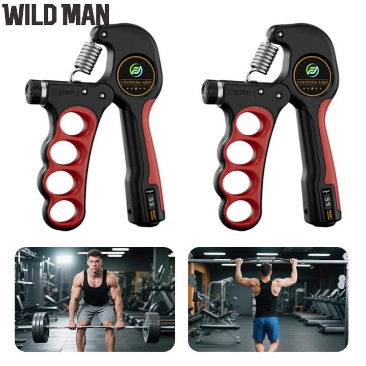 Hand Strength Trainer LCD Electronic Counting Hand Gripper Anti-Slip ...