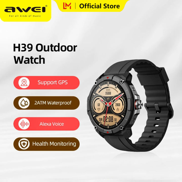 Awei H39 Smart watch GPS Waterproof rate 2ATM Multiple sport modes 1.38 ...