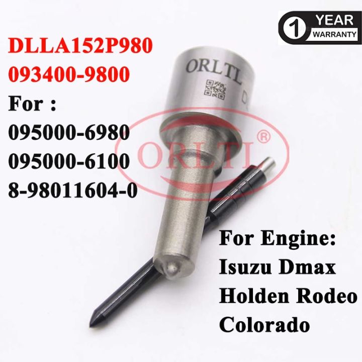 New Nozzle DLLA152P980 093400-9800 Control Valve Plate 10# Diesel ...