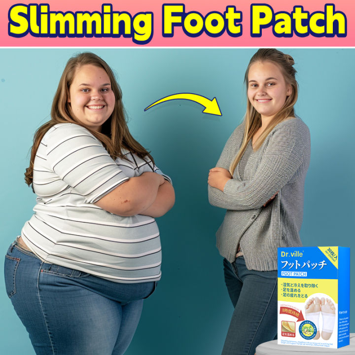 Japan Slimming Foot Patch Herbal Weight Plaster Pad Dispel Cold and ...