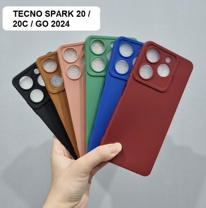 Pro Camera Case Tecno Pova 3 Spark 20 Spark 20c Spark Go 2024 Softcase Macaron Protect