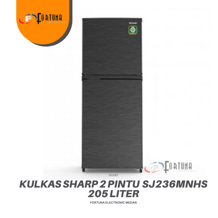 KULKAS SHARP 2 PINTU SJ 236 MNHS 205 LITER SJ236MNHS || MEDAN FREE ...