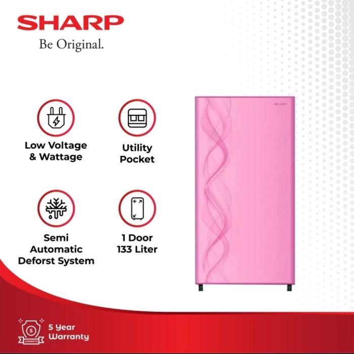 KULKAS SHARP 1 PINTU NEW SERIES /LEMARI ES SHARP 1 PINTU TIPE BARU ...