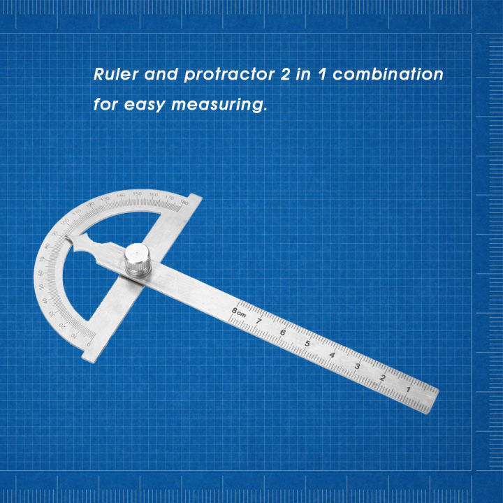 2 In 1 Protractor Ruler Protractor Ruler, Digital Angle Finder ...