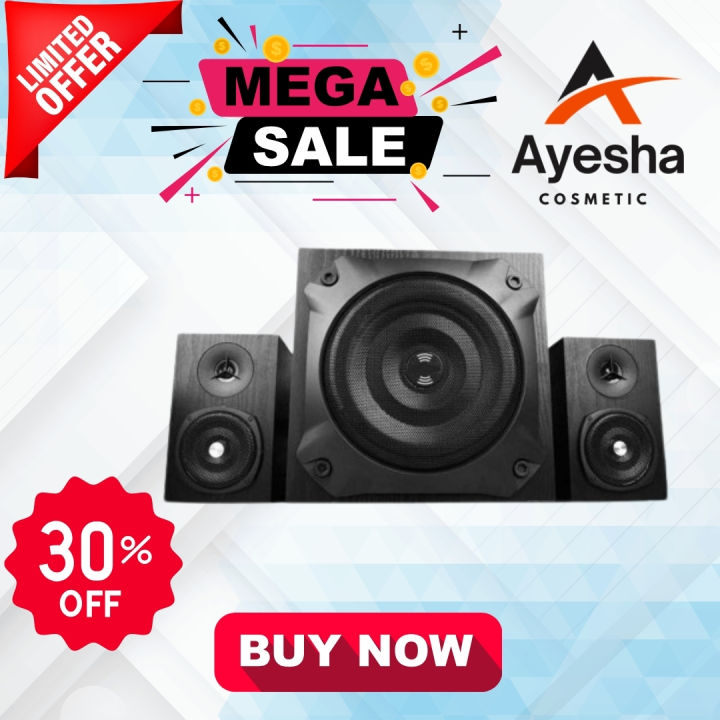 2 In 1 Wireless Bluetooth Subwoofer Speaker With Big Daddy Bass Home ...