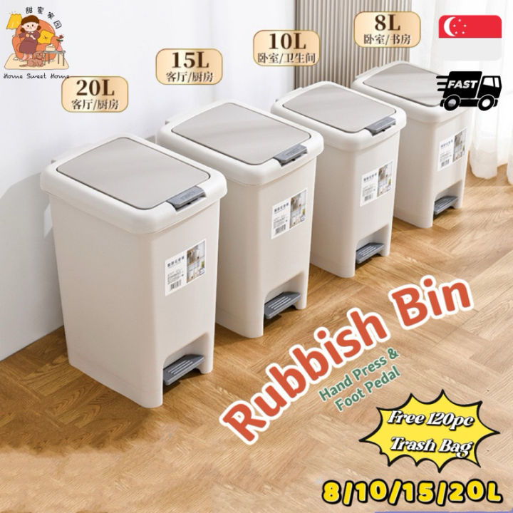[SG] Rubbish Bin 🗑️ Garbage Bin Dustbin Trash Bin Kitchen Bin Waste Bin ...