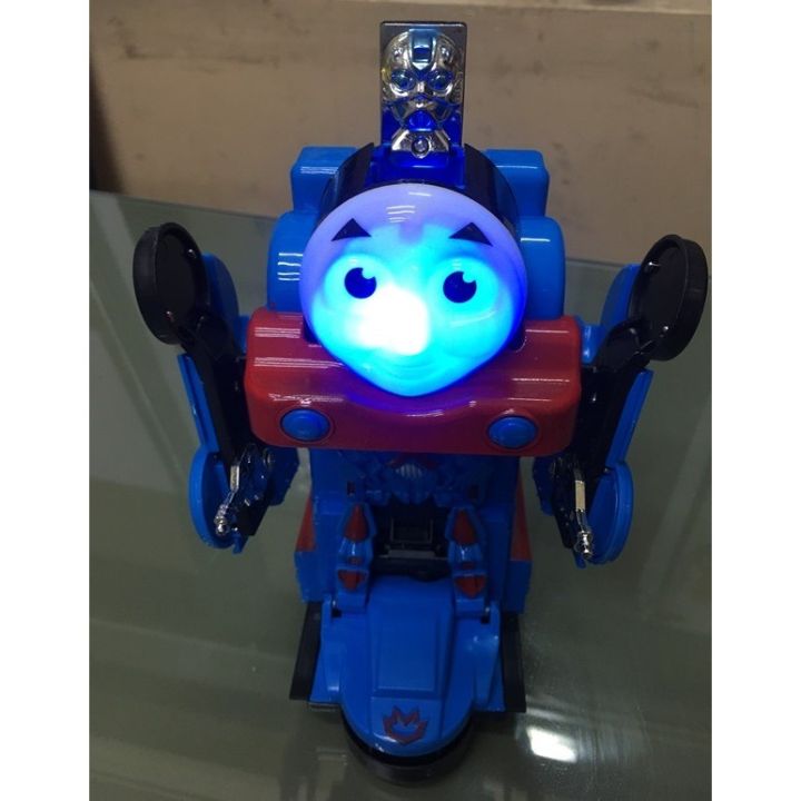 (Educational toy) Thomas The Train Transforms Into A Robot With Lights ...