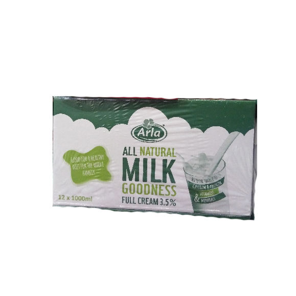 Arla All Natural Goodness Full Cream 3.5% 1000ml 12packs 1 box | Lazada PH