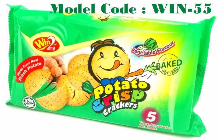 100g win2 potato crisp crackers-vegetable | Lazada