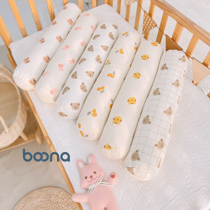 Gối ôm cho bé Boona vải xô muslin organic cao cấp mềm mại | Lazada.vn