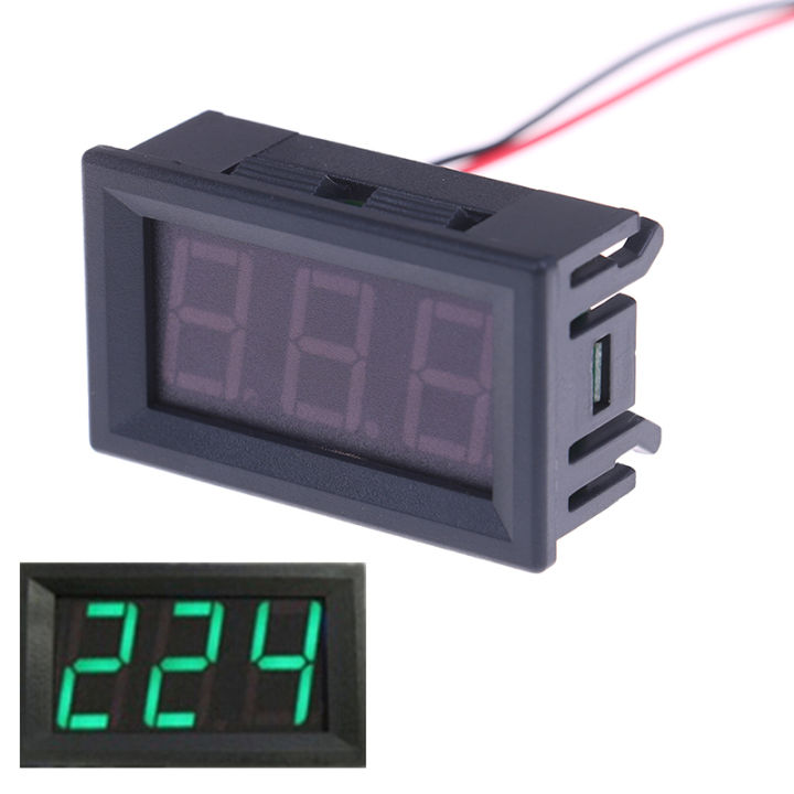 HITN AC 70-500V digital voltmeter LED display 2 wire volt voltage test ...