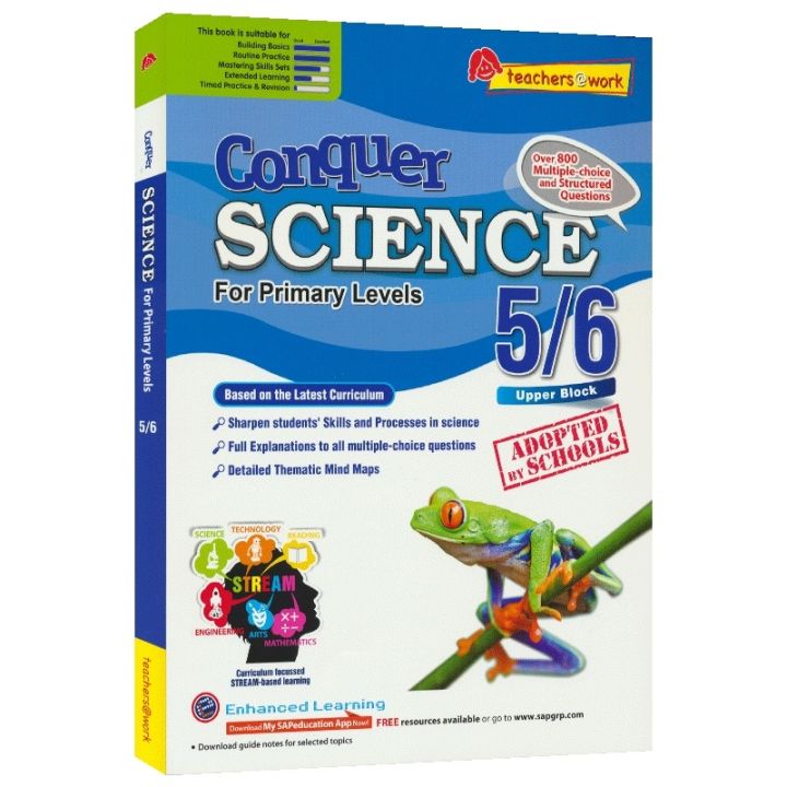 SAP conquer science for primary levels 5-6 primary school grade 5 and 6 Singapore Science ...
