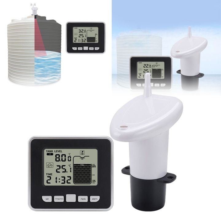 【YF Elife】 Efficient Water Tank Level Gauge with Indoor Temperature ...