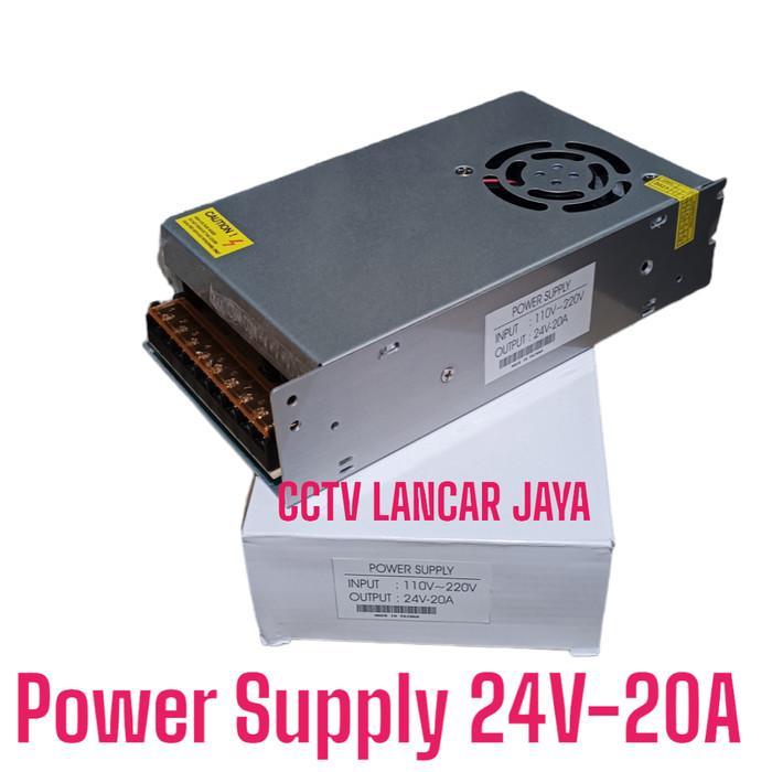SWITCHING POWER SUPPLY PSU 24V 20A HIGH QUALITY, 24 VOLT 20 AMPERE - TECH ZONE | Lazada Indonesia