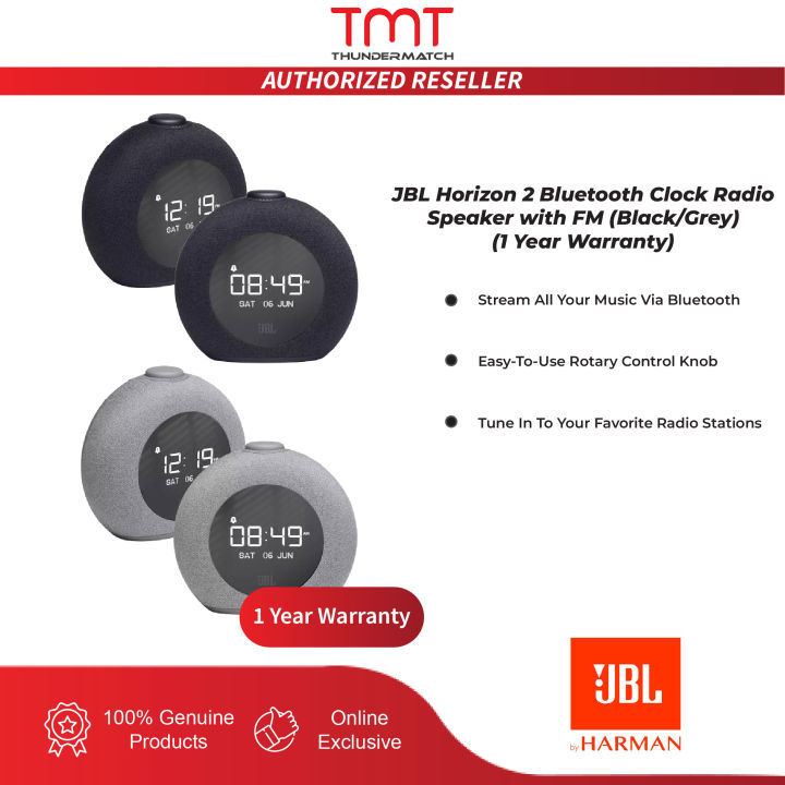 JBL HORIZON 2 Bluetooth clock radio speaker with FM | Lazada