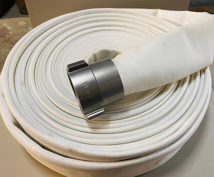 FIRE HOSE 2 1/2'' inch x 100ft 2.5 x 100 ft 65mm Alloy Coupling SINGLE ...