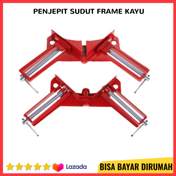 Corner Clamp Penjepit Sudut Siku Angle 90 Derajat Frame Untuk Kaca Kayu ...