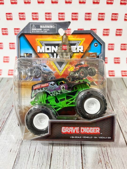 Spin Master Monster Jam - Grave Digger - Velg Putih 1:64 Scale | Lazada ...