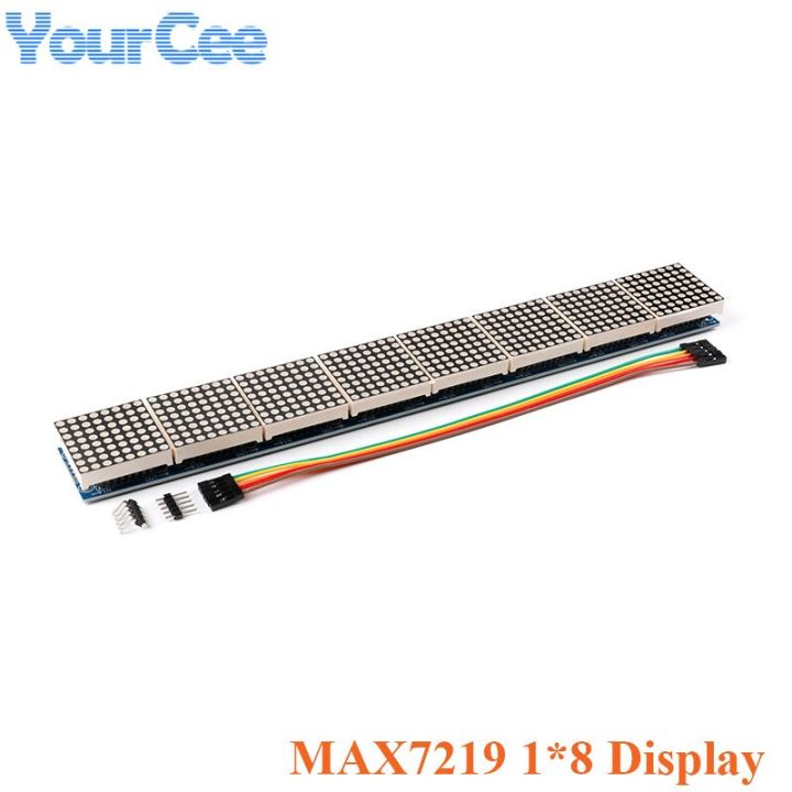 Max7219 88 Dot Matrix Led Display 8 In One Red Common Cathode Digital Tube Control Board Module 