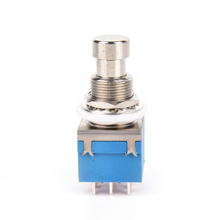 TrekTribe 1x 9-pin 3PDT กีต้าร์เอฟเฟค Pedal BOX STOMP Foot Metal SWITCH ...