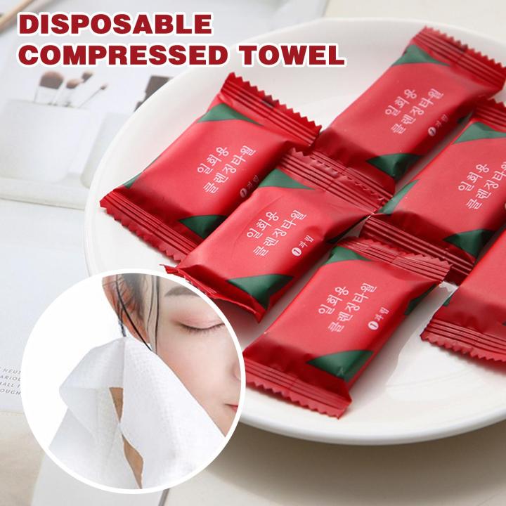 Tissue Shower Robe Mini Wipes Spa Compressed Facial Disposable Wipes ...