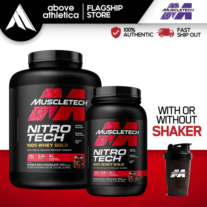 Muscletech Nitrotech Whey Gold Protein Powder 2lbs / 5lbs - Muscle ...