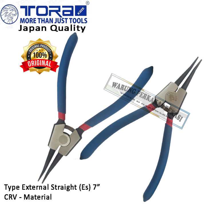 TORA 7" Tang Spi Snap Ring Snapring Lurus Buka ES 7 Inch Japan Quality ...