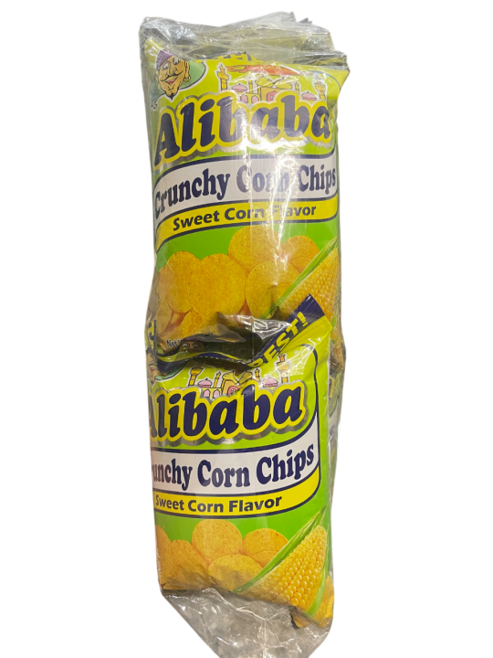 Alibaba Crunchy Corn Chips Sweet Corn Flavor 55g (10pcs) | Lazada PH